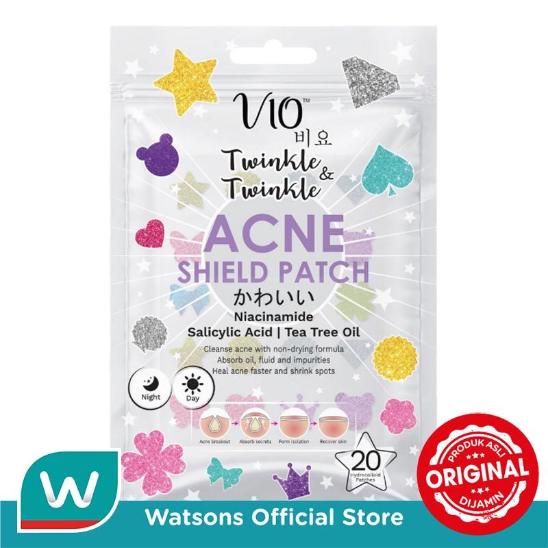 Jual Vio Acne Shield Patch Twinkle Twinkle 24 Patches | Shopee Indonesia