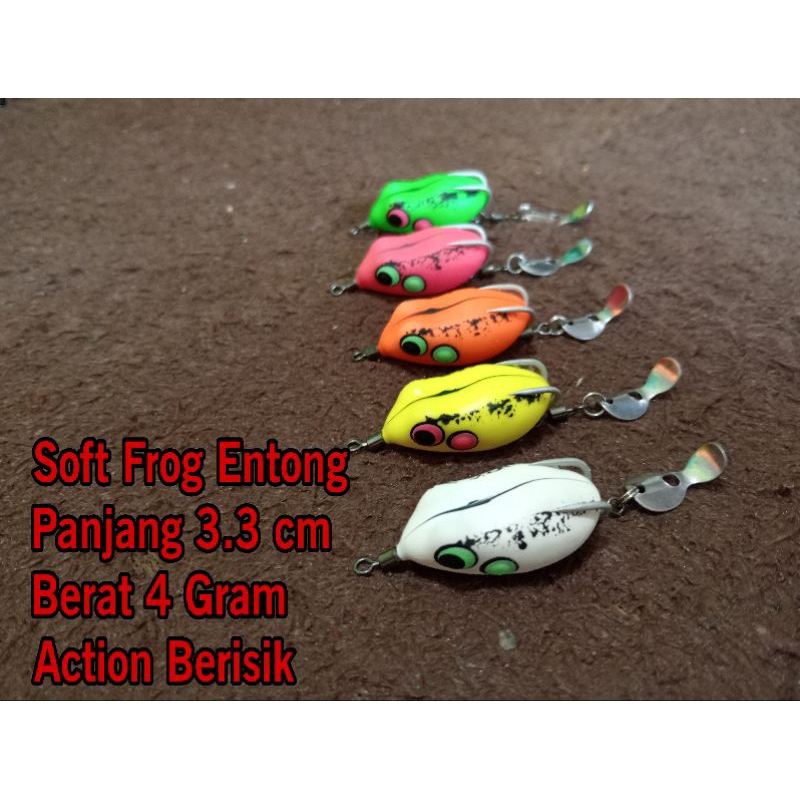 Jual Soft Frog Entong 3.3 cm Rasa Jaws | Shopee Indonesia