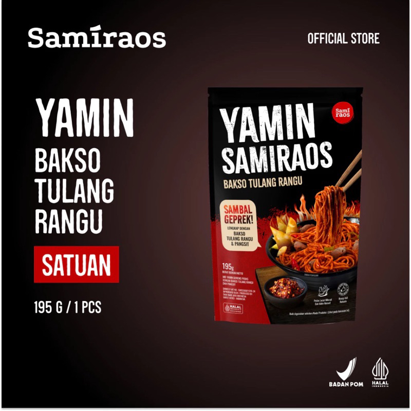 Jual Sami Raos Yamin Bakso Tulang Rangu Samiraos Pekanbaru | Shopee ...