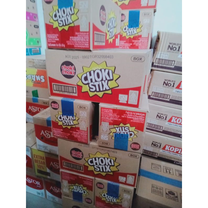 Jual Choki Stix Biskuit Dibalut Coklat 1 Karton Isi 6box Shopee Indonesia