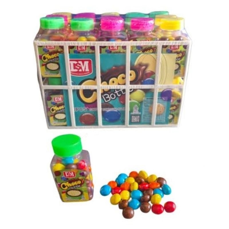 Jual DSM Choco Bottle Coklat Compound Butiran Biskuit Isi 30 Pcs ...
