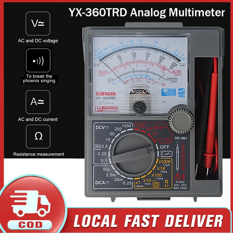 Jual 2024 New MULTI TESTER 360/AVO METER SMART MULTITESTER BESAR ...