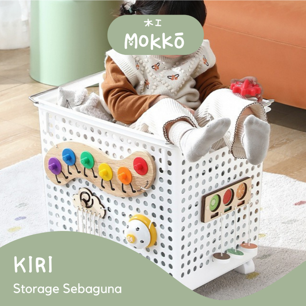 Jual MOKKO - KIRI Box Roda Barang Rumah Stackable Tumpuk Kotak ...