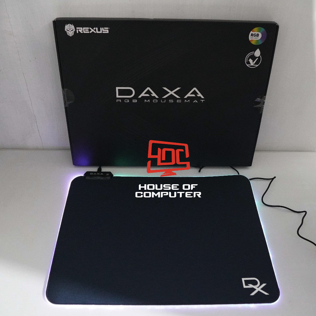 Jual MOUSEPAD GAMING REXUS DAXA MATS PRO CONTROL EDITION L RGB MOUSEMAT ...