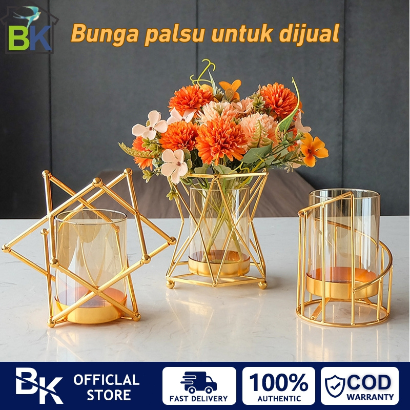 Jual Vas Tempat lilin Logam Eropa Tempat Lilin Merangkai Bunga Tujuan ...
