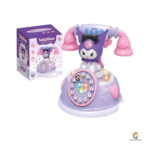 Jual Telephone Telfon Rumah Mainan Anak Telefon Musik Karakter Kartun ...
