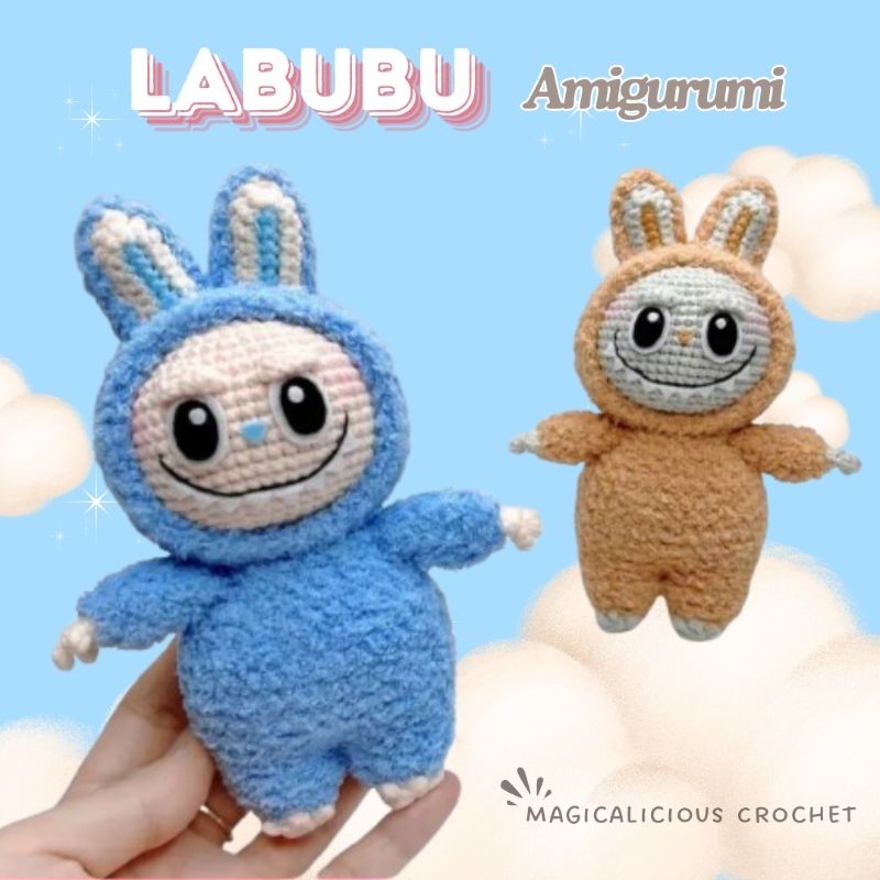 Jual CROCHET LABUBU AMIGURUMI / BONEKA LABUBU RAJUT | Shopee Indonesia
