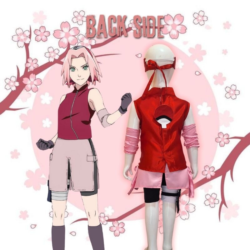 Jual Kostum Haruno Sakura Untuk Anak | Haruno Sakura Costume For Kids ...