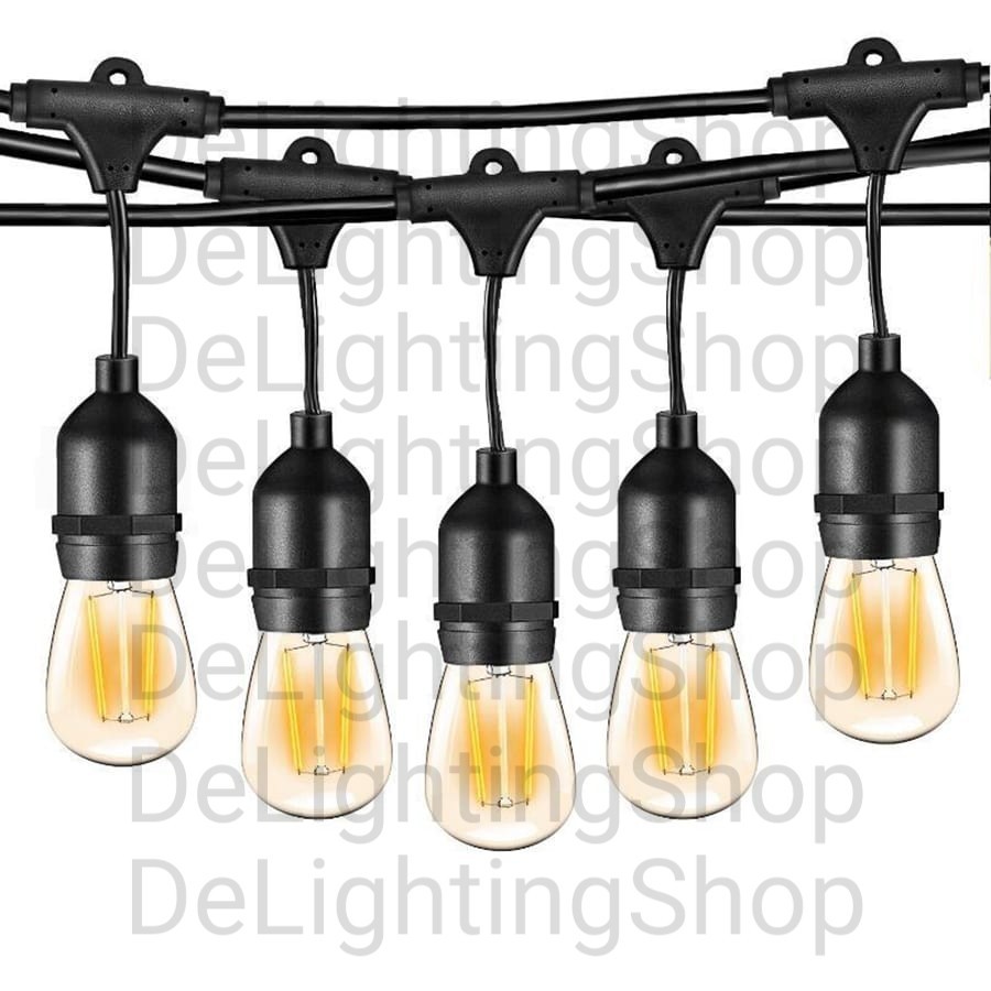 Jual KABEL FITTING LAMPU GANTUNG WATERPROOF OUTDOOR 100 METER HANGING ...