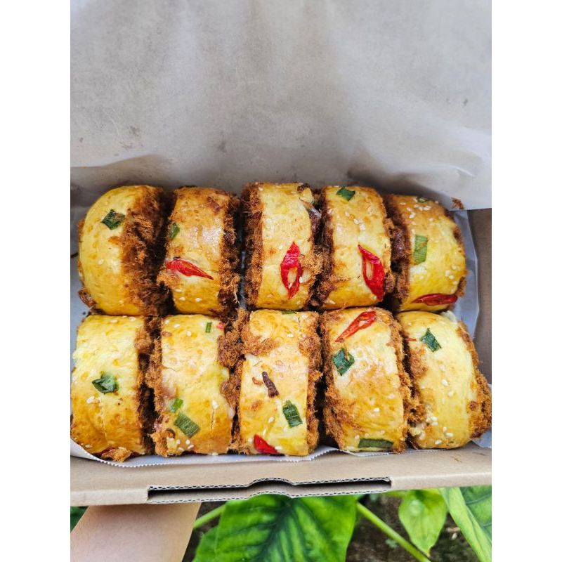 Jual READY!! Roti gulung abon ayam PREMIUM (isi 10pcs) | Shopee Indonesia