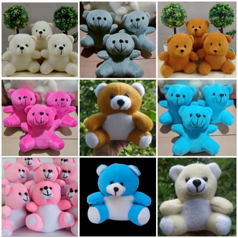 Jual boneka mini 15cm Teddy bear Minion panda pokemon doraemon | Shopee ...