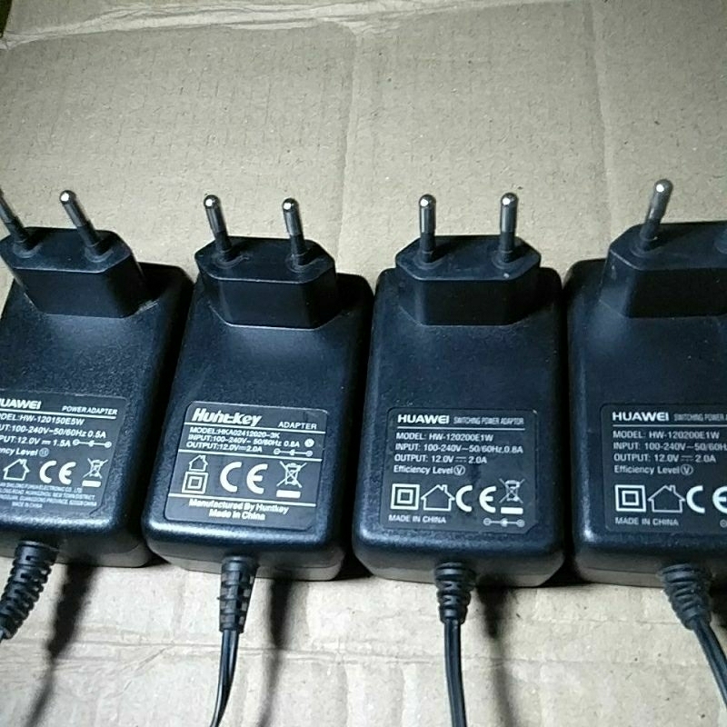 Jual ADAPTOR 12V~1,5A & 2A BAWAAN ROUTER MERK HUAWEI/UE & HUNTKEY ...
