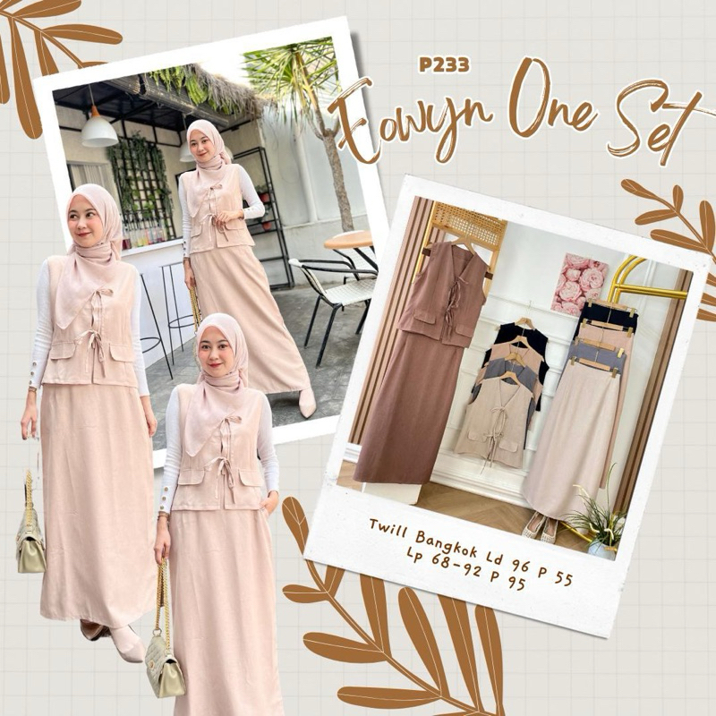 Jual EOWYN ONE SET / ONE SET ROK / ONE SET VEST | Shopee Indonesia