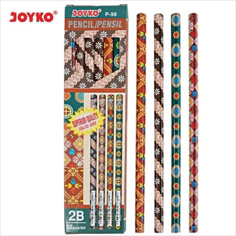 Jual Pensil 2B joyko motif dan polos | Shopee Indonesia