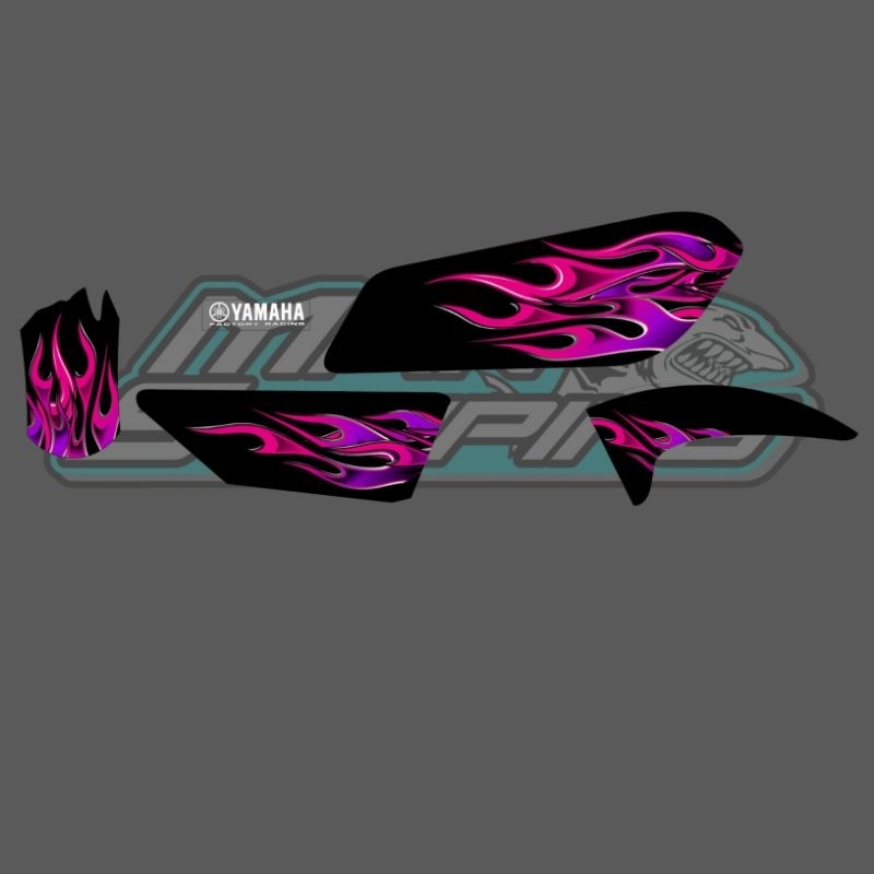 Jual STRIPING STICKER TRANSPARAN RX - SPECIAL MOTIF DESIGN CUSTOM API ...