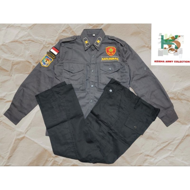 Jual Baju Seragam Linmas Abu Terbaru 2024 | Shopee Indonesia