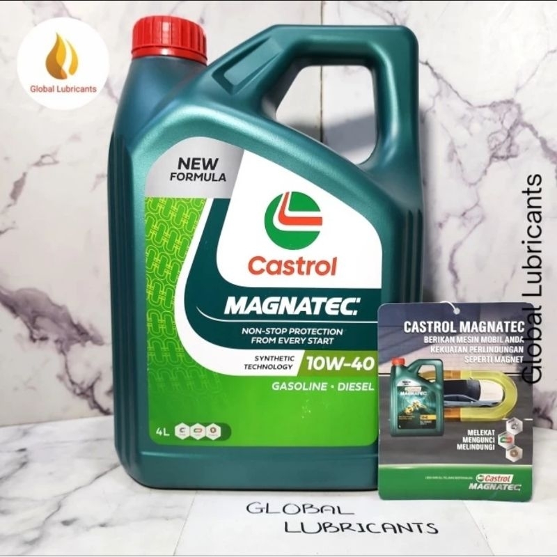 Jual ALL NEW! API SP Castrol Magnatec 10W-40 4 Liter (Oli Synthetic ...