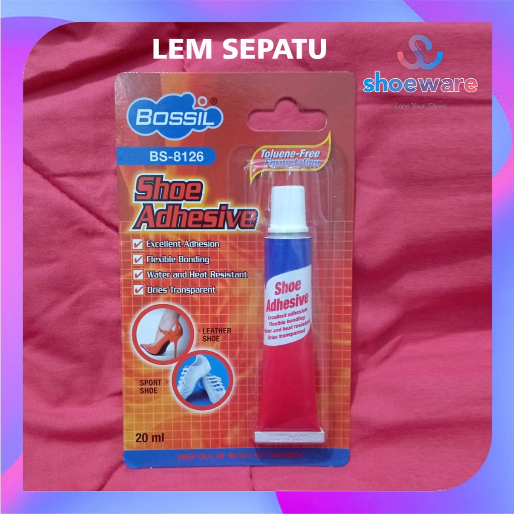 Jual Lem sepatu bossil adhesive transparent shoe glue | Shopee Indonesia