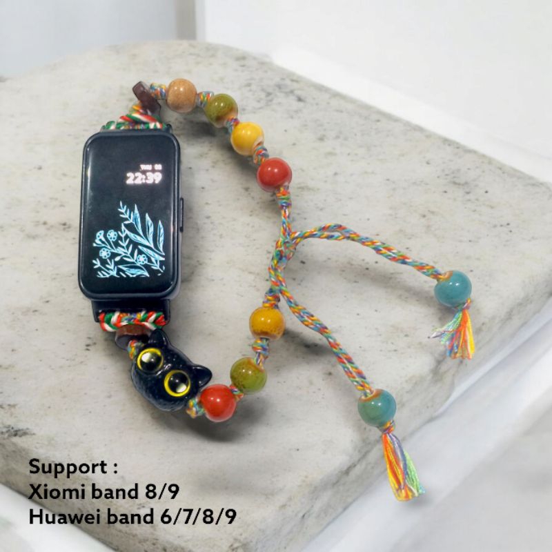 Jual Cat strap xiomi miband 9/ miband 8 / huawei band 9 / huawei band 6 ...
