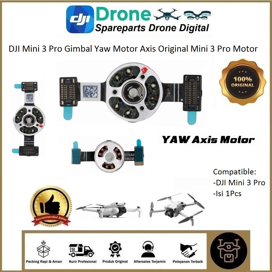 Jual DJI Mini 3 Pro Gimbal Yaw Motor Axis Original Mini 3 Pro Motor Yaw ...