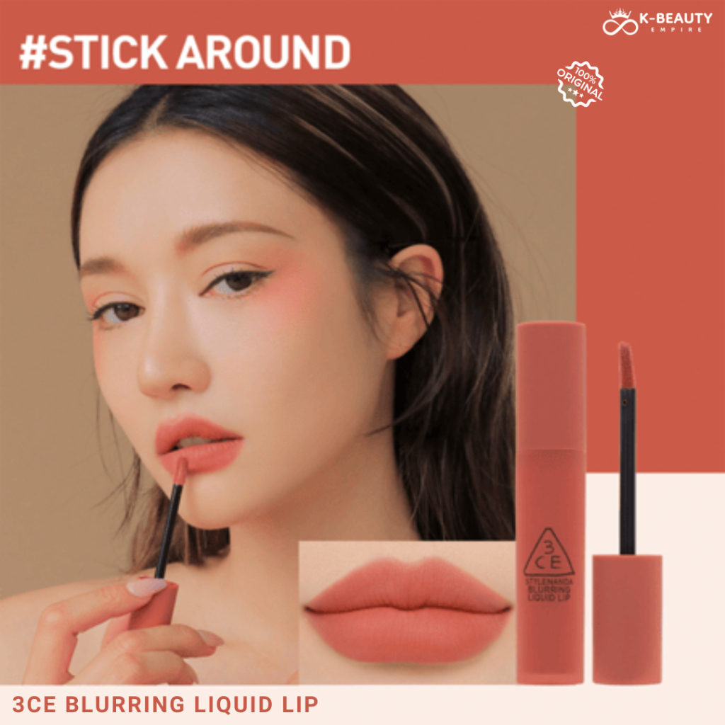 Jual [100% ORI] READY STOK 3CE BLURRING LIQUID LIP / HASIL AKHIR MATTE ...