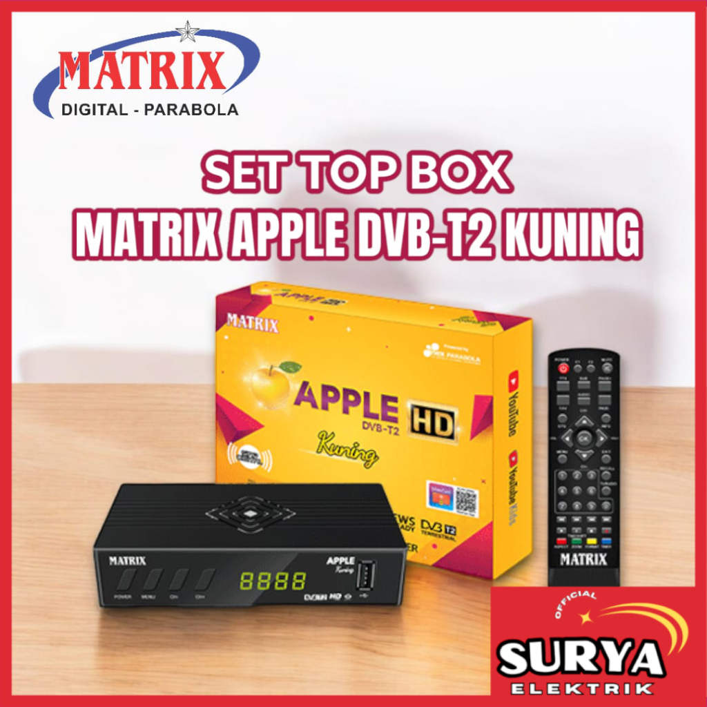 Jual Set Top Box DVB-T2 MATRIX STB TV Digital Youtube Tiktok Meecast ...