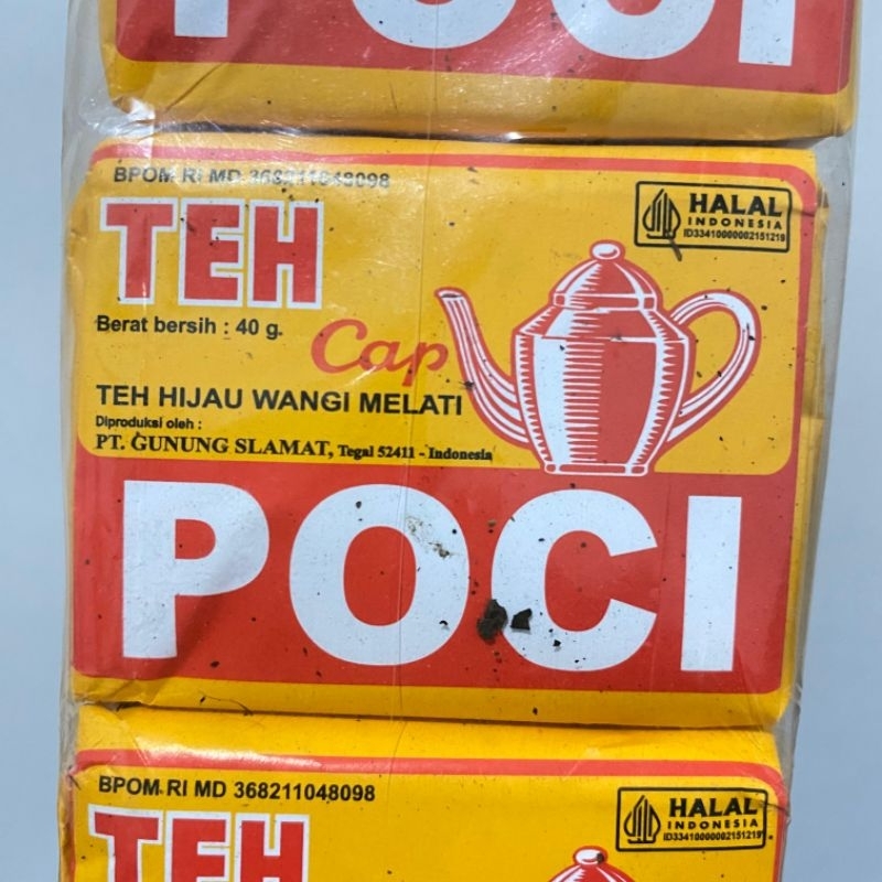 Jual TEH POCI KUNING 40GR ISI 10 PCS TEH BERKAH MURAH | Shopee Indonesia