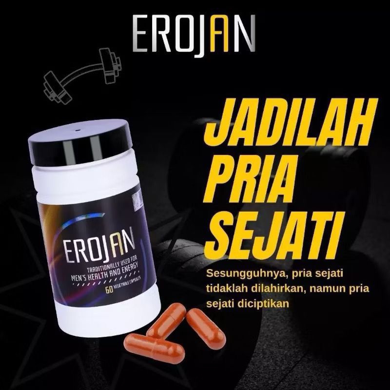 Jual Erojan suplement for men isi 60 kapsul original wellous pria ...