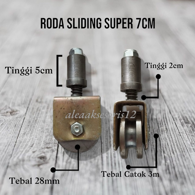 Jual Roda sleding ukuran 6 7 8 // Roda sleding tikung ANTI ANJLOK ...