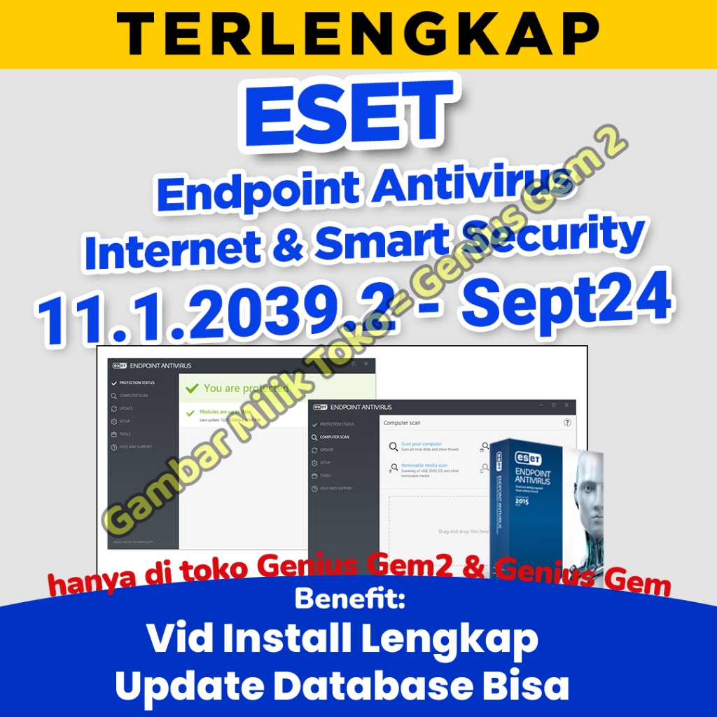 Jual ESET Endpoint Internet Smart Security | Shopee Indonesia