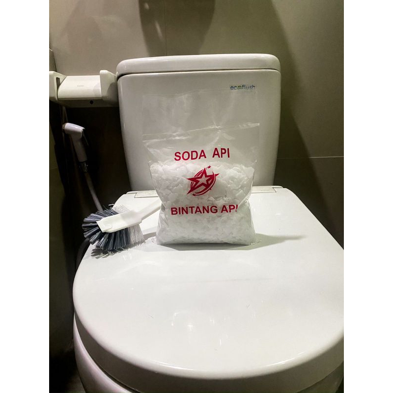 Jual CAUSTIC SODA FLAKE 1KG / SODA API BINTANG API / PEMBERSIH SALURAN ...