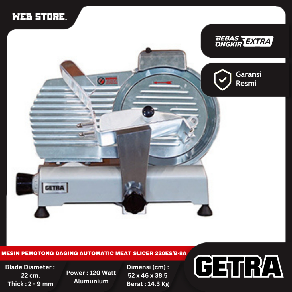 Jual Mesin Pengiris Pemotong Daging Automatic Meat Slicer 220ES/B-8A ...