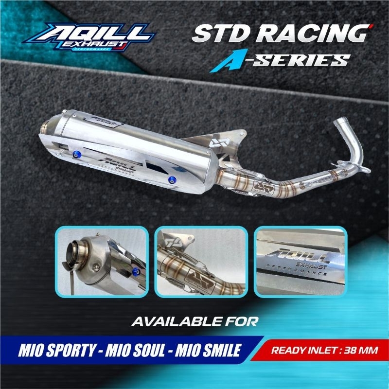 Jual Knalpot Standar Racing Aqill Racing Exhaust Type A- Titan Series ...