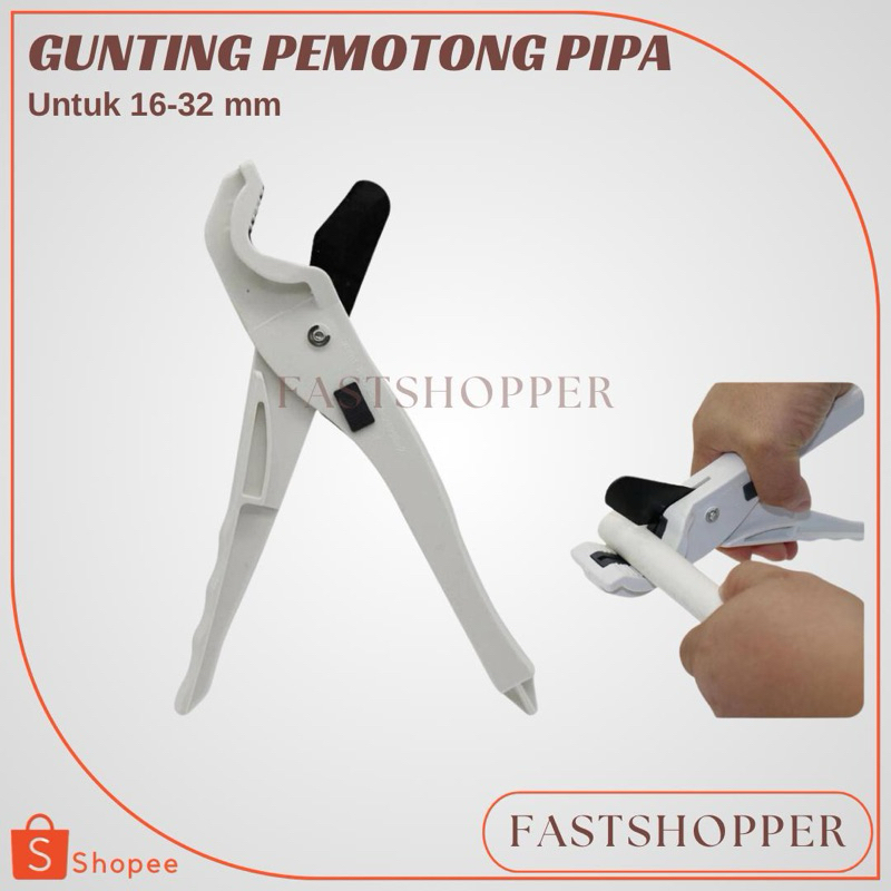 Jual ALAT PEMOTONG PIPA PVC PLASTIK PPR POTONG PIPA 16-32mm | Shopee ...