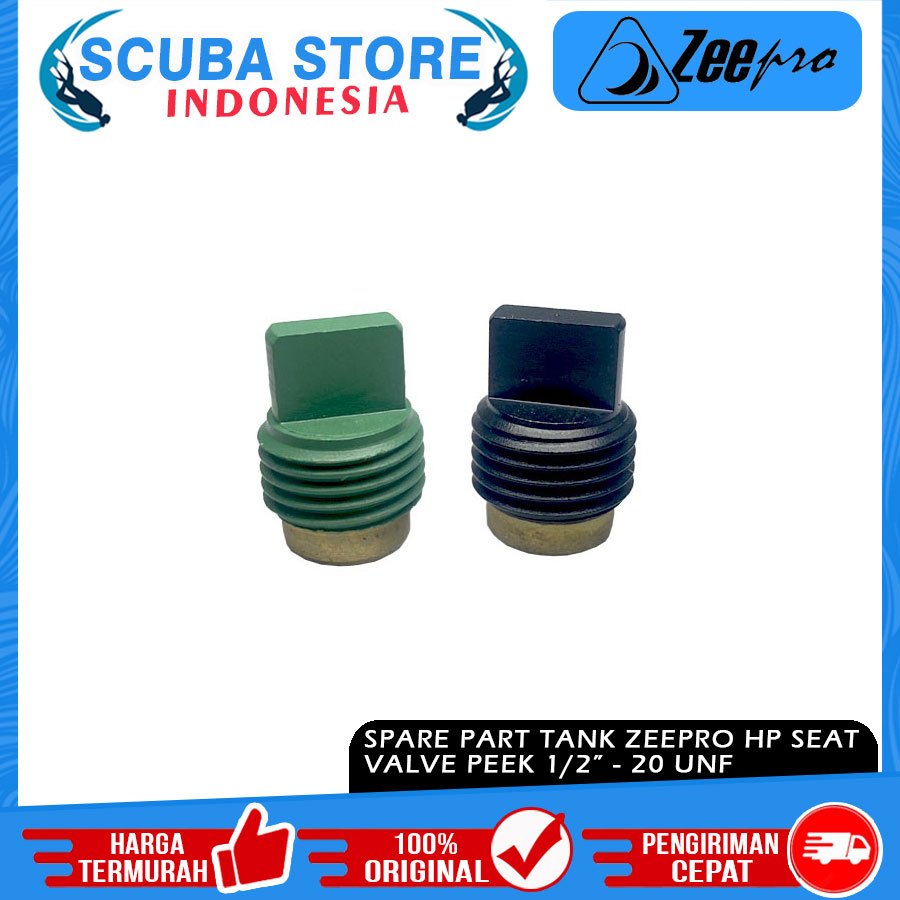 Jual Spare Part Zeepro Tank Valve HP Seat Teflon Green Black SparePart ...