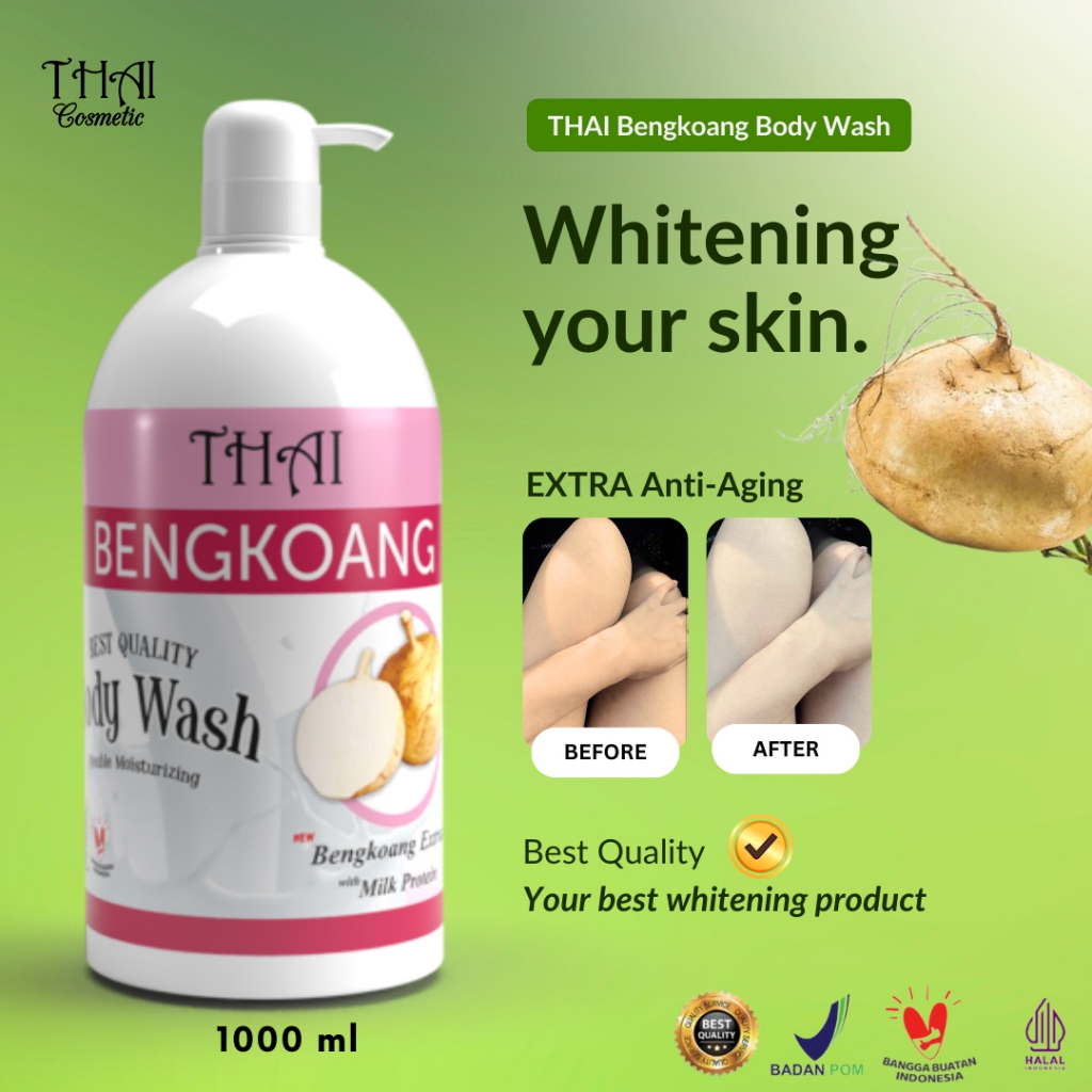 Jual Thai Bengkoang Milk Body Wash 1000ml - Sabun Cair Extract ...
