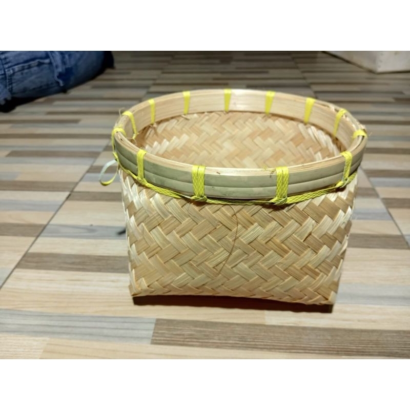 Jual tumbu diameter 17/18cm/besek bambu/besek bulat/Tumbu bambu/tempat ...