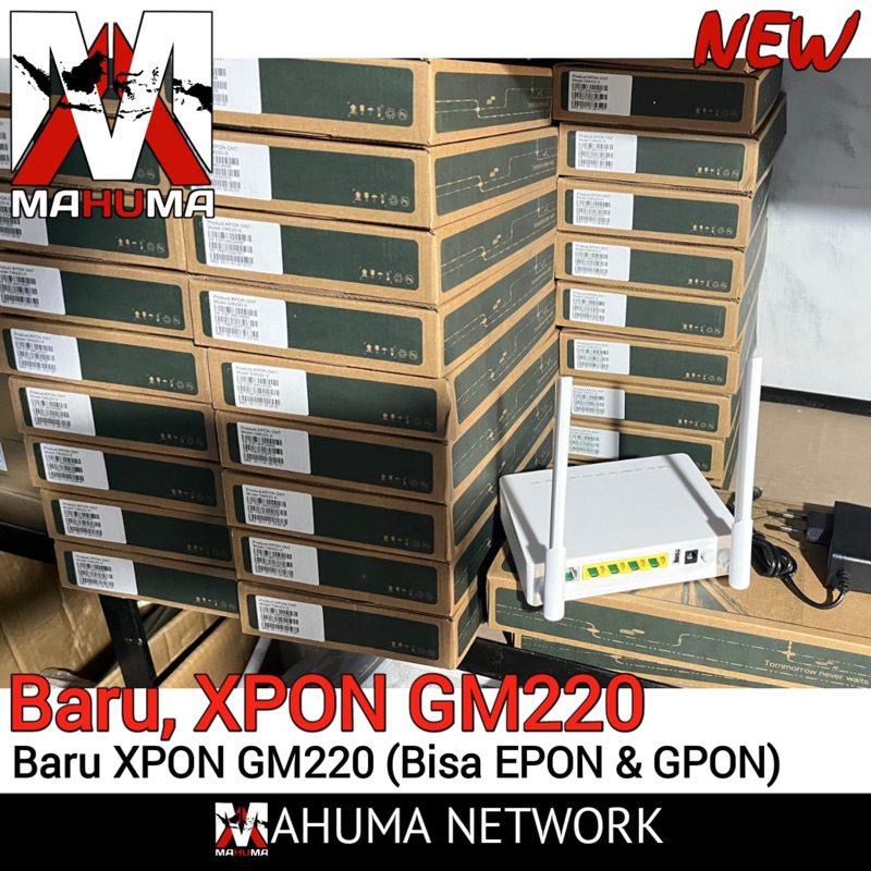 Jual BARU ONT ONU MODEM XPON GM220-S GM220 BISA EPON DAN GPON WIFI ...