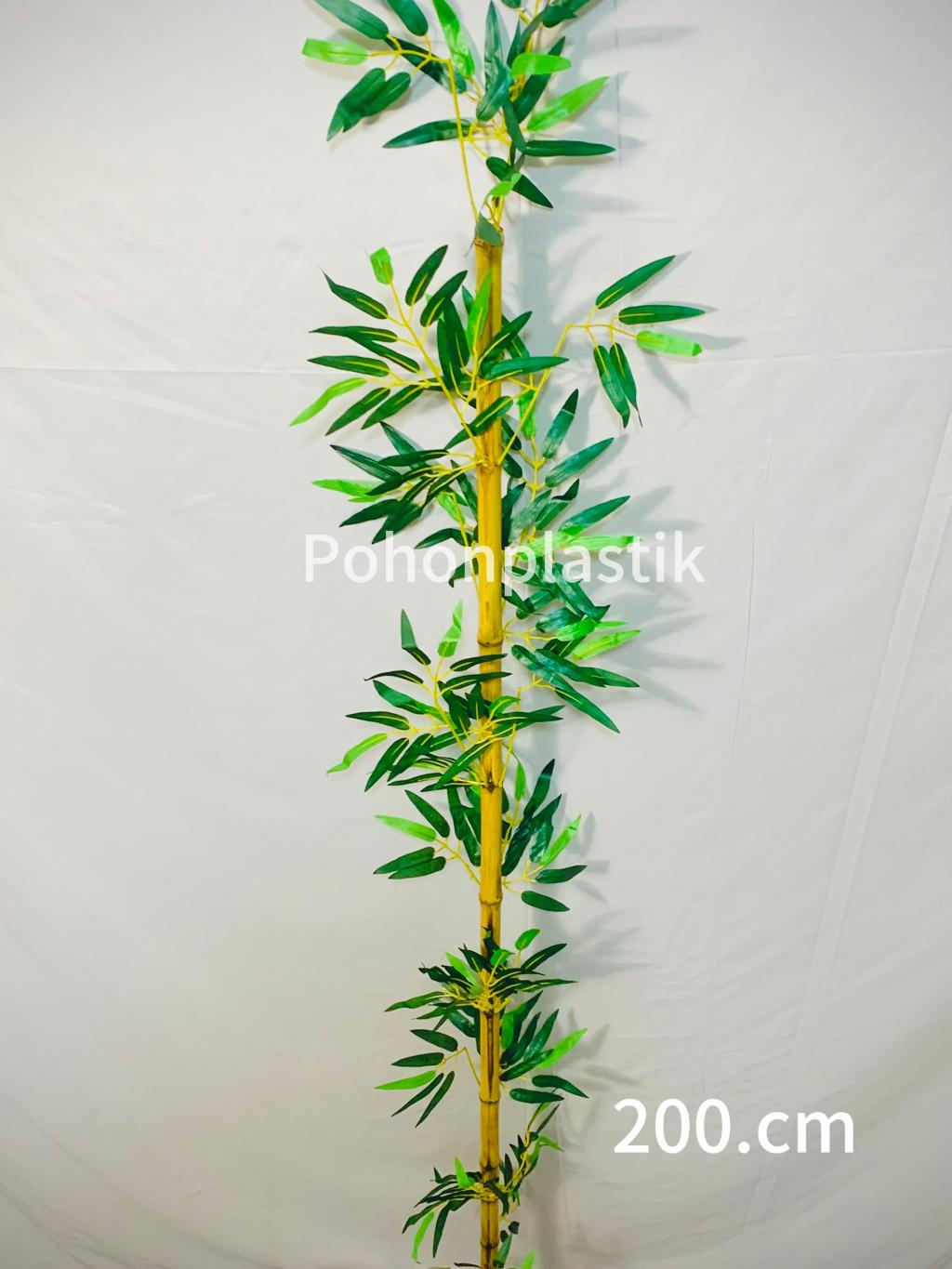 Jual Batang Bambu Tinggi 2 Meter/Batang Bambu Partisi/Bambu Artificial ...