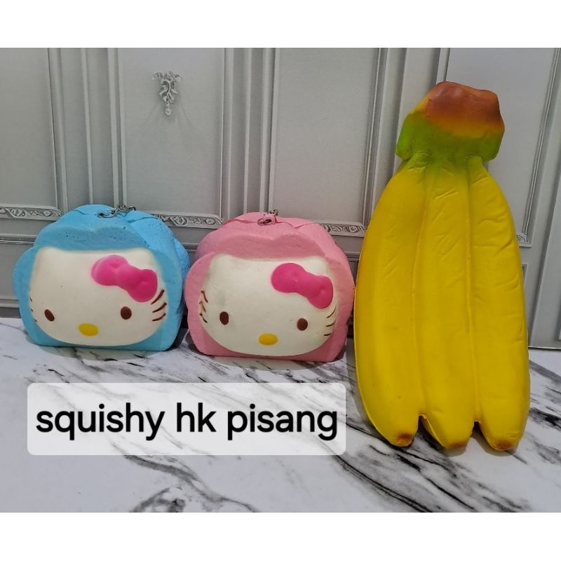 Jual SQUISHY HELLO KITTY HK BANANA PISANG | Shopee Indonesia