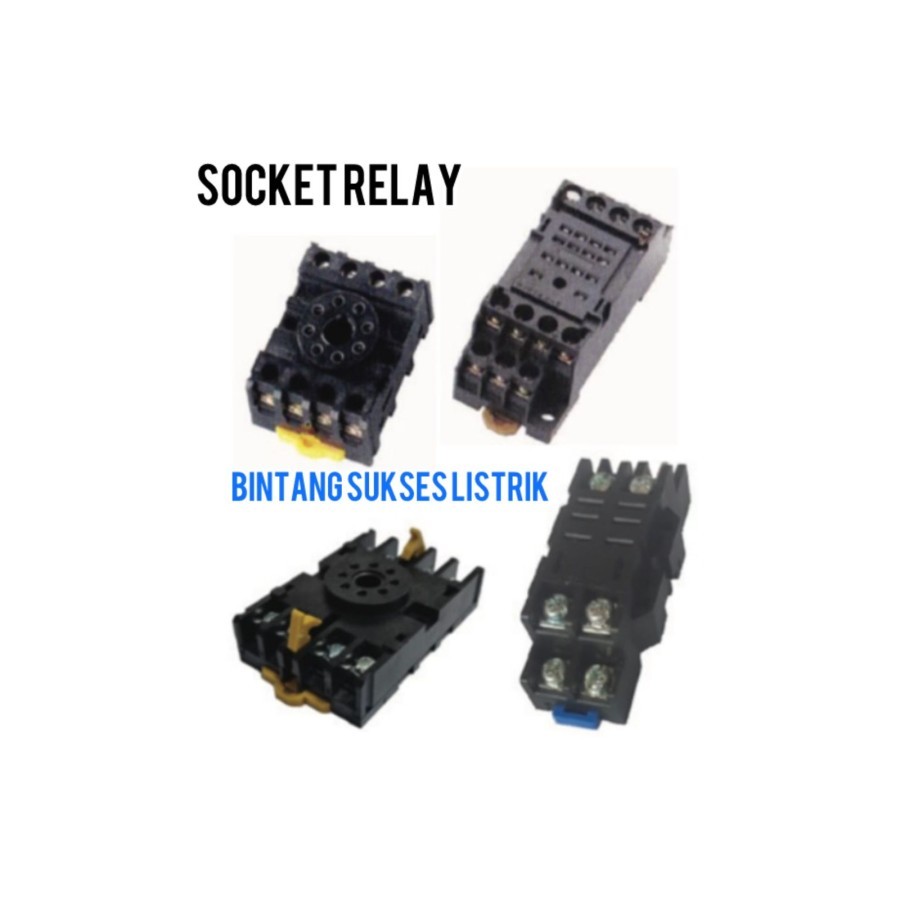 Jual ORIGINAL Socket Relay LY-4 14 Pin PTF14A-E Soket Relai LY4 14 kaki ...