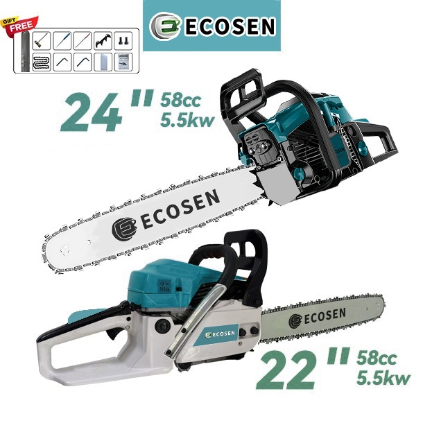 Jual ECOSEN 20/22/24Inch Alat Outdoor Mesin Gergaji Chainsaw Untuk Potong Kayu Alat Pemotong ...