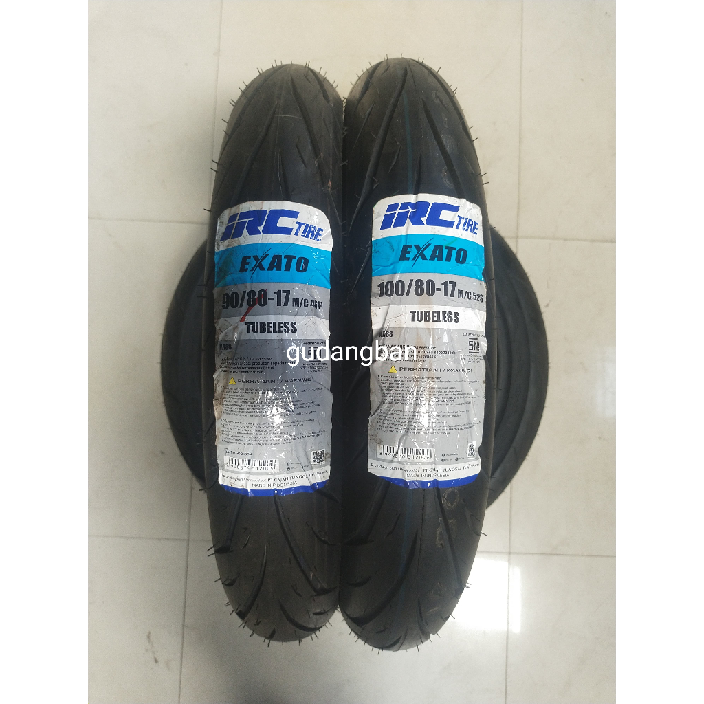 Jual ( RING 17 ) Paket IRC EXATO 90 / 80 - 17 dan 100 / 80 - 17 NR88 ...