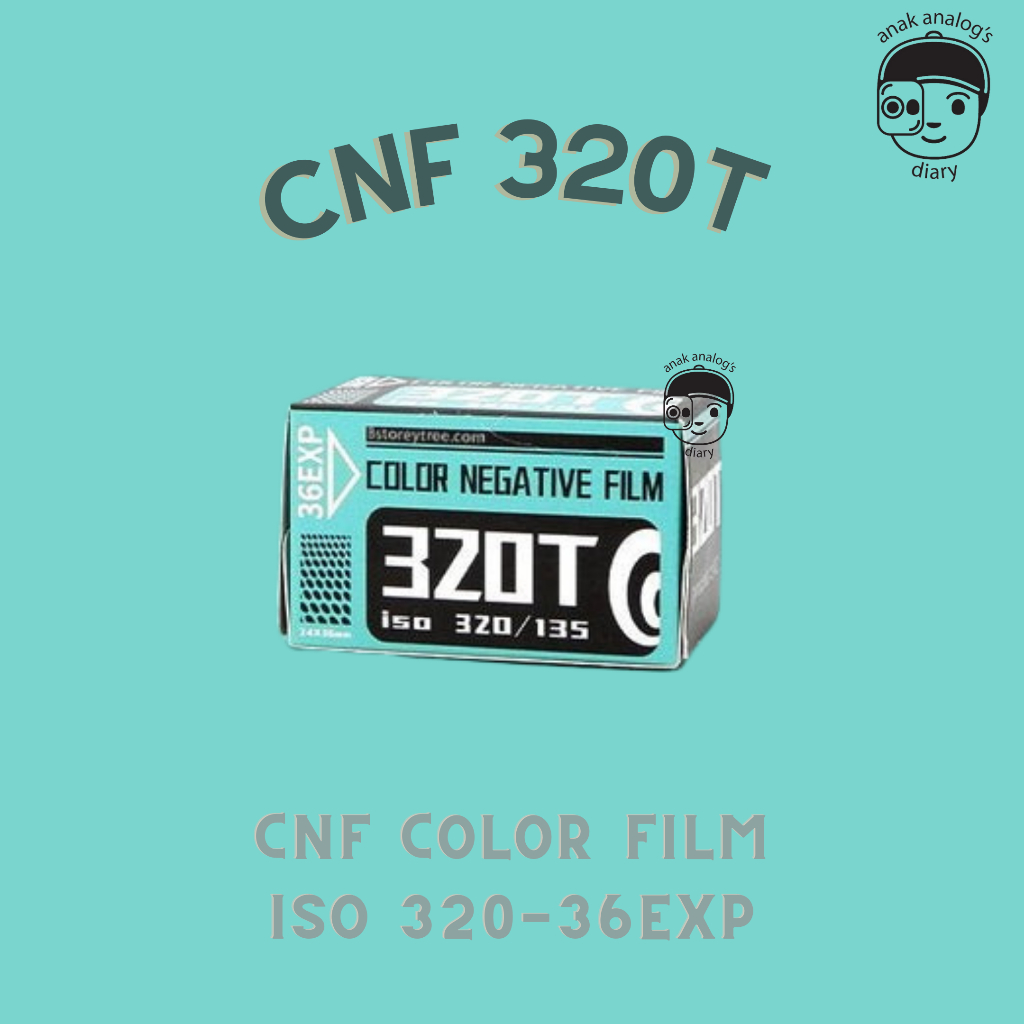Jual CNF 320T Tungsten EI 320T 35mm Film Roll Film 35mm ISO 320 36exp ...