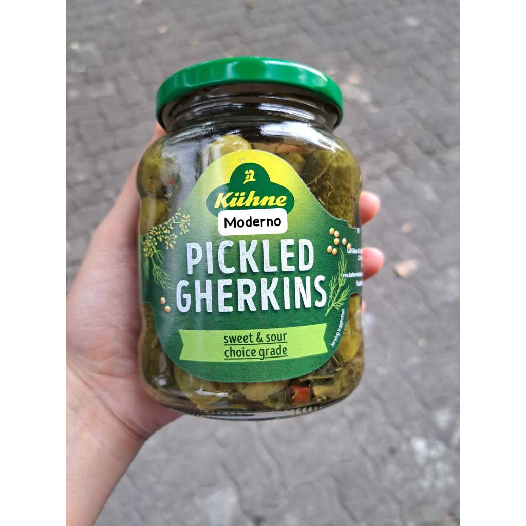 Jual KUHNE PICKLED GHERKINS 370 GR - ACAR TIMUN 370 GR | Shopee Indonesia