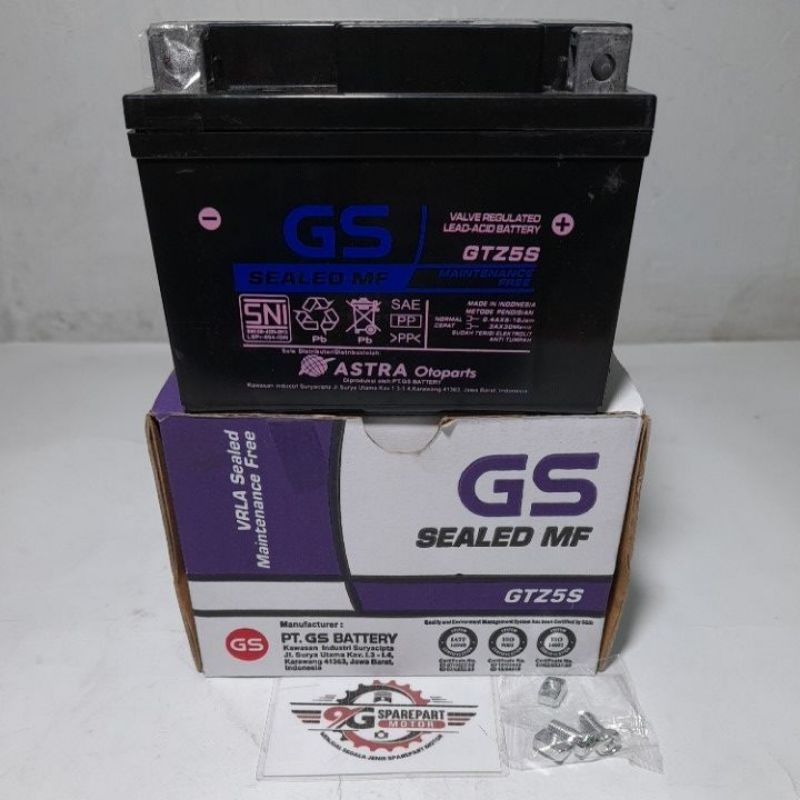 Jual Aki kering GS astra GTZ5S | Shopee Indonesia