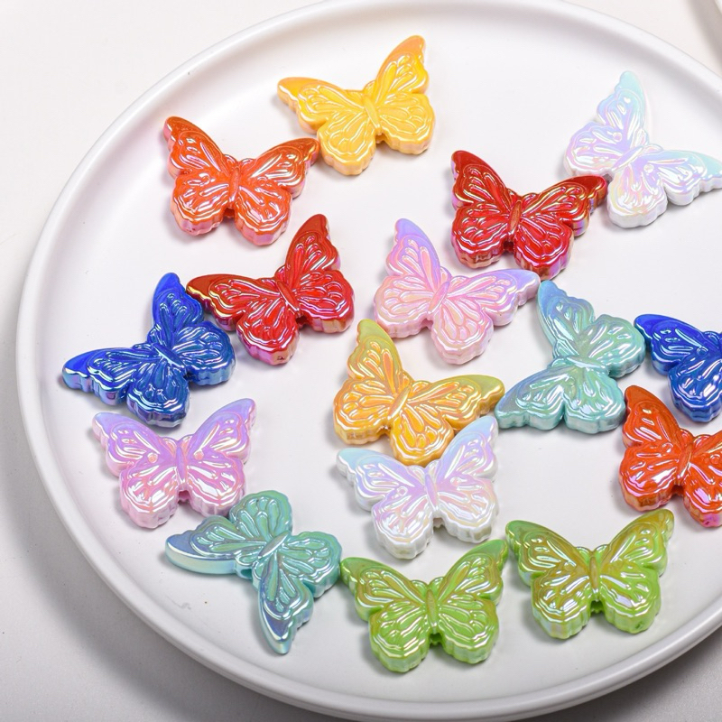 Jual (1Pcs) J345 Manik Luxury 3D Kupu Kupu Solid | Shopee Indonesia