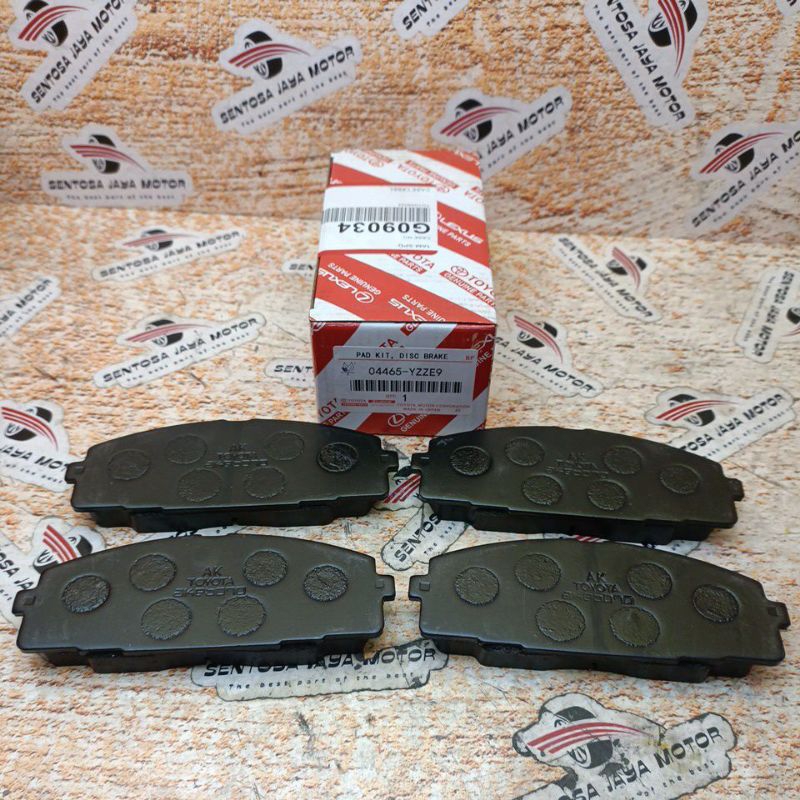 Jual Brake Pad Kampas Rem Depan Hiace Commuter 04465-YZZE9 | Shopee ...