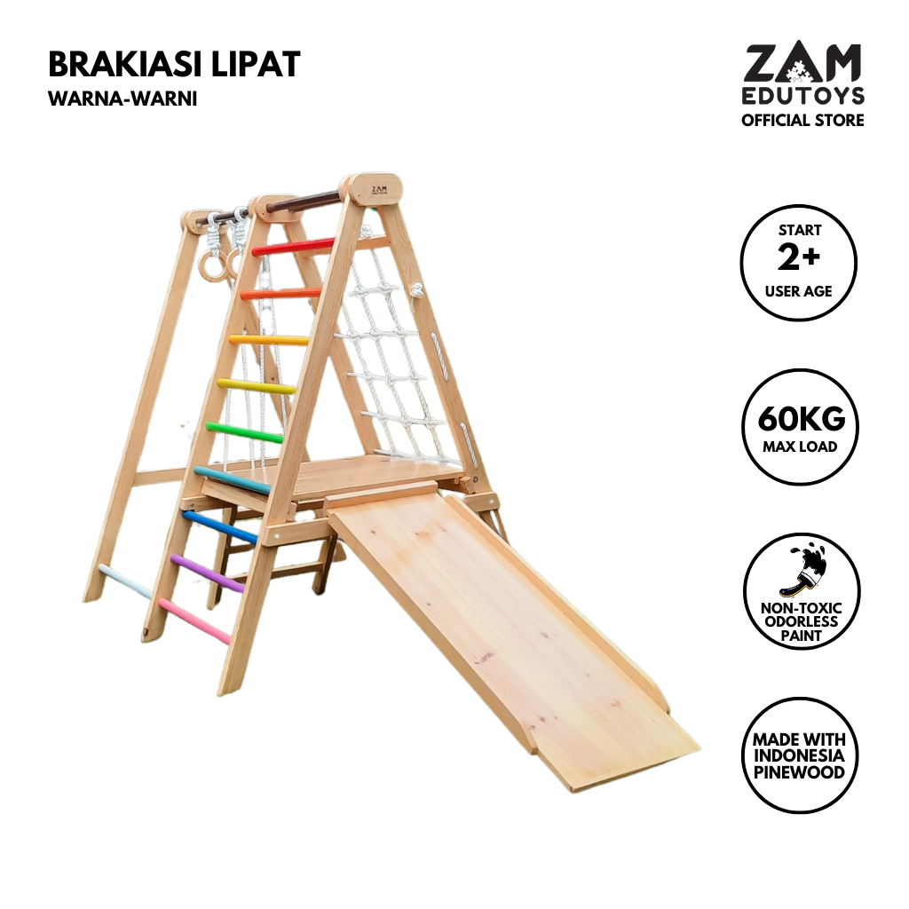 Jual [READY STOCK] ZAM Edutoys - Brakiasi Lipat Triangle 150cm | Shopee ...