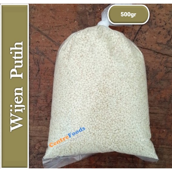 Jual Wijen Putih - White Sesame | 500gr [ Harga Per 0,5 Kg ] | Shopee ...